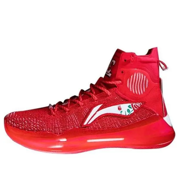 LI-NING Yushuai 13 Premium Hi Athletic Sneakers - Red