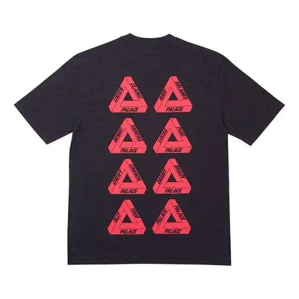PALACE Alphabet Printing Logo Short Sleeve T-shirt - Black