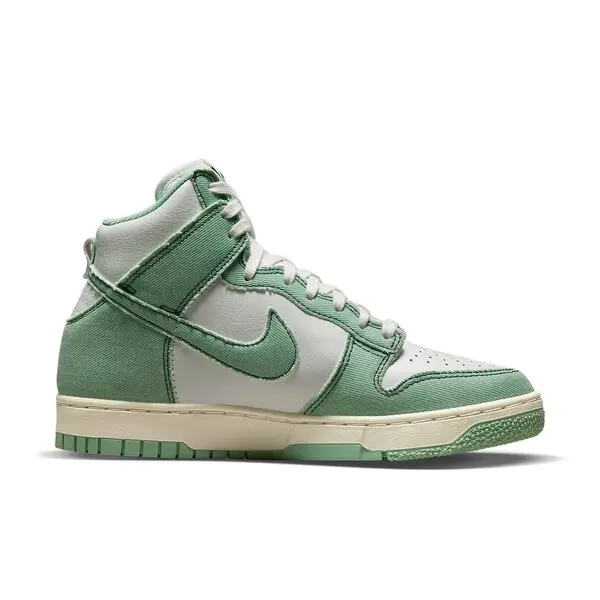 Nike Dunk High 1985 "green Denim" Lace-up Sneakers - White/green