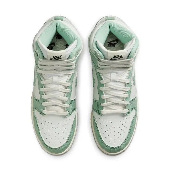 Nike Dunk High 1985 "green Denim" Lace-up Sneakers - White/green