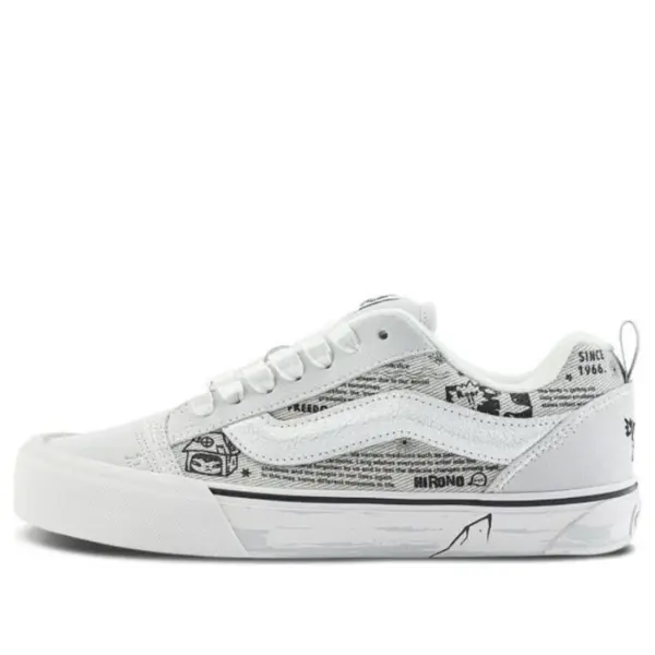 VANS X Hirono Knu Skool Sneakers - White/black