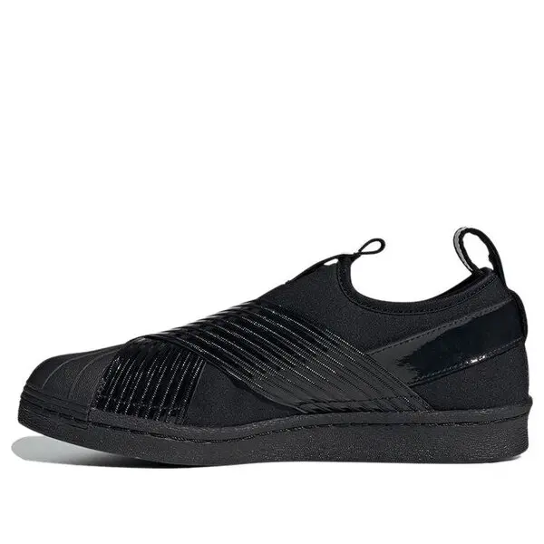 Adidas Superstar Slip On Sneakers - Black