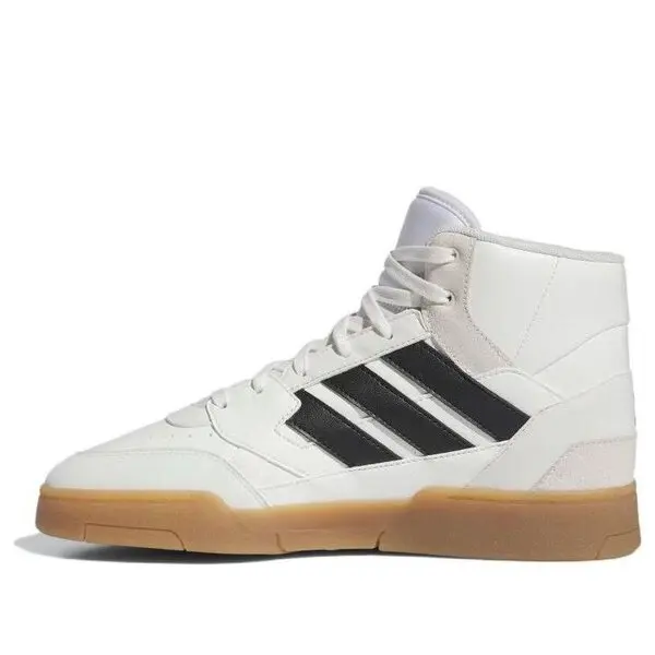 Adidas Originals Drop Step Se High Top Sneakers - Cloud White/core Black