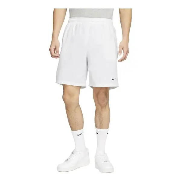 Nike Solo Swoosh Woven Shorts - White