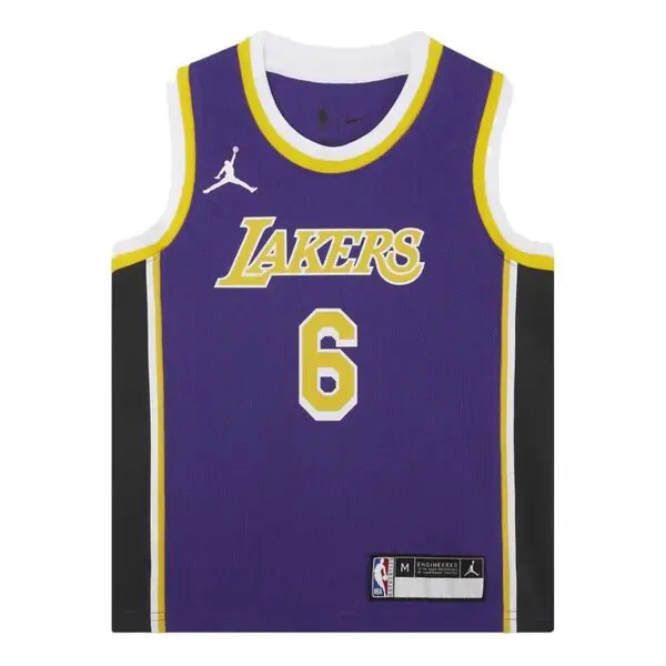 JORDAN Nba Los Angeles Lakers Lebron James Jersey - Purple