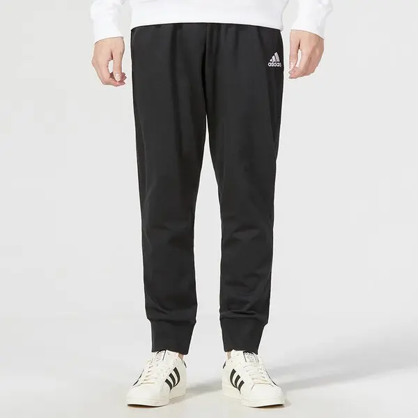 Adidas Essentials Logo Track Pants - Black