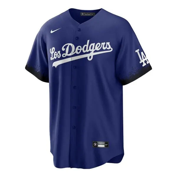 Nike X Mlb Los Angeles Dodgers City Connect Replica Baseball Jersey - Blue