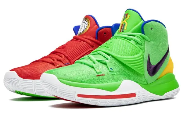 Nike Kyrie 6 "kyrie Invitational" Mid Top Sneakers - Redgreen