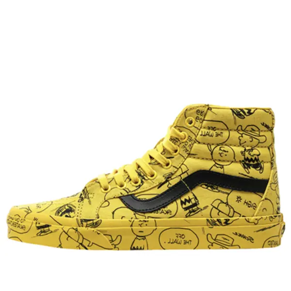 VANS Peanuts X Sk8-hi "charlie Brown Maize" High-top Sneakers - Yellow