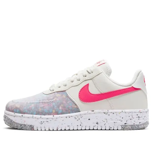 Nike Force 1 Crater Sneakers - White/grey/red