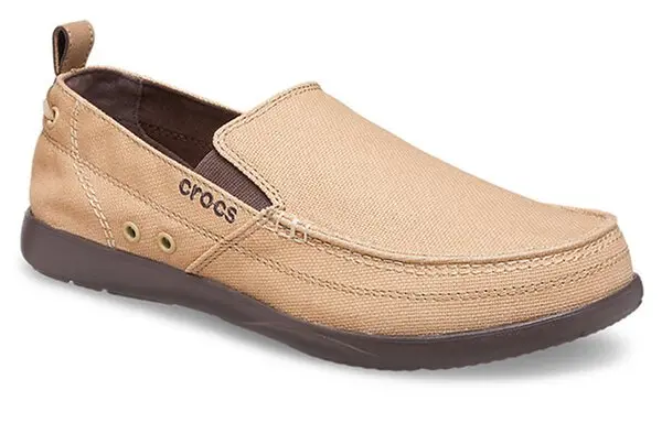 CROCS Walu Slip-on Loafers - Khaki/brown