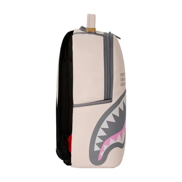 SPRAYGROUND Shark Central Rose Dlxsv Backpack - White/black