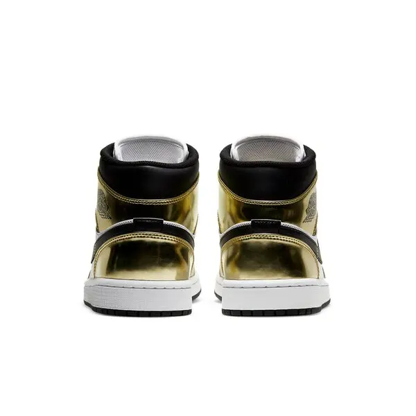 JORDAN 1 Mid Se Metallic Sneakers - Gold