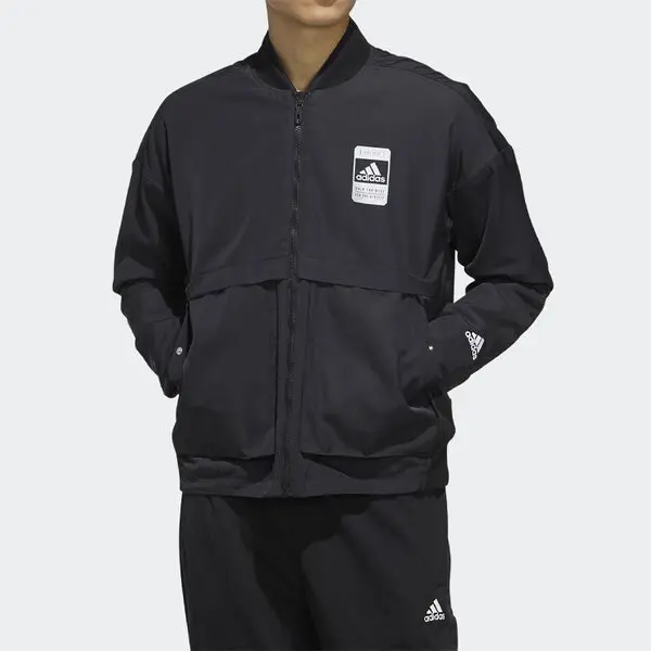 Adidas U2 Jkt Bomb Fleece Lined Jacket - Black