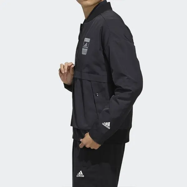 Adidas U2 Jkt Bomb Fleece Lined Jacket - Black