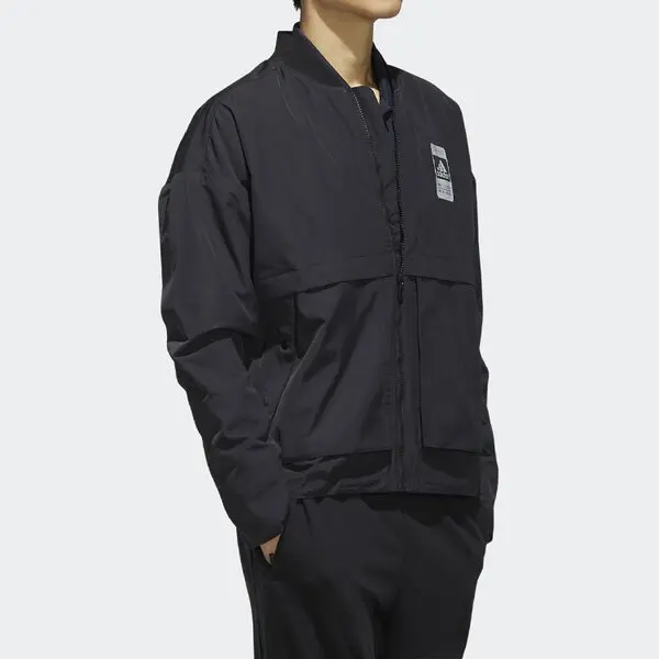 Adidas U2 Jkt Bomb Fleece Lined Jacket - Black
