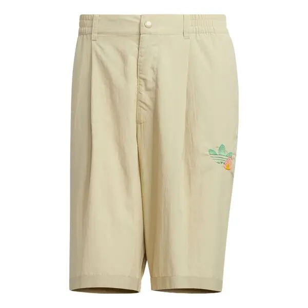 Adidas Originals Y2k Logo Pattern Straight Sports Shorts - Multi-color