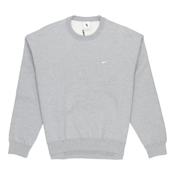 Nike Lab Fleece Crew Pullover - Dark Gray