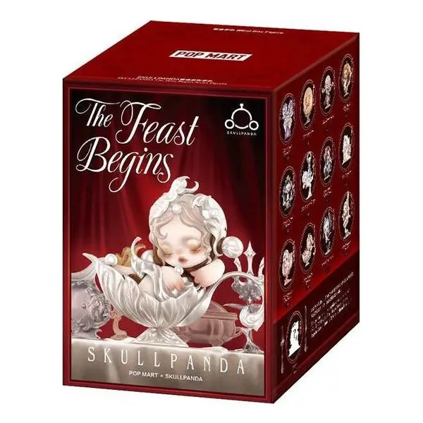 POP MART Skullpanda The Feast Begins Series Figures Blind Box - Multi-color