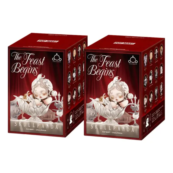 POP MART Skullpanda The Feast Begins Series Figures Sealed Cases - Multi-color