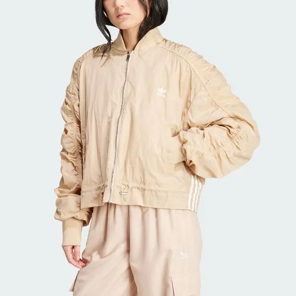 Adidas Lightweight Bomber Jacket - Magic Beige