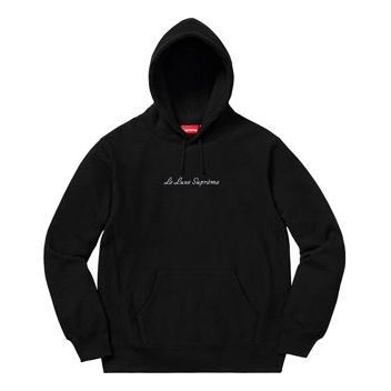 Supreme Ss19 Le Luxe Hooded Sweatshirt - Black