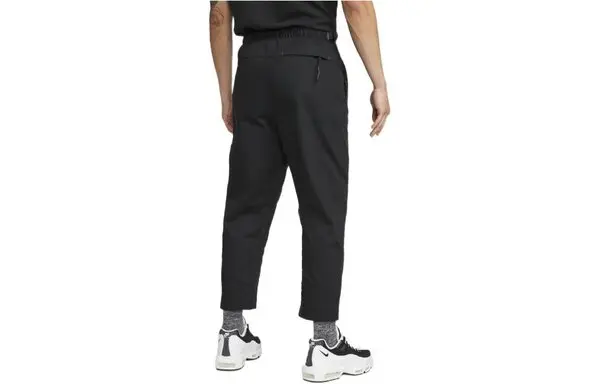 Nike Solid Color Lacing Sports Pants/trousers/joggers Black