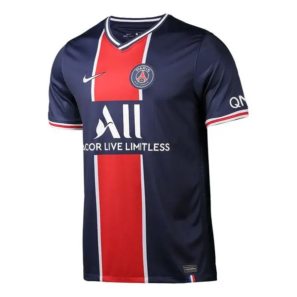Nike Paris Saint-germain Short Sleeve Home Jersey - Blue