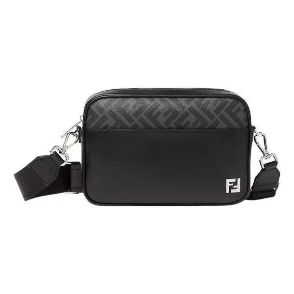 Fendi Squared Ff Camera Case - Black