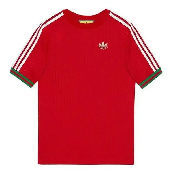 Gucci X Adidas Short Sleeve Jersey - Red