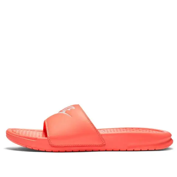 Nike Benassi Jdi Macaron Orange Slippers - Pink