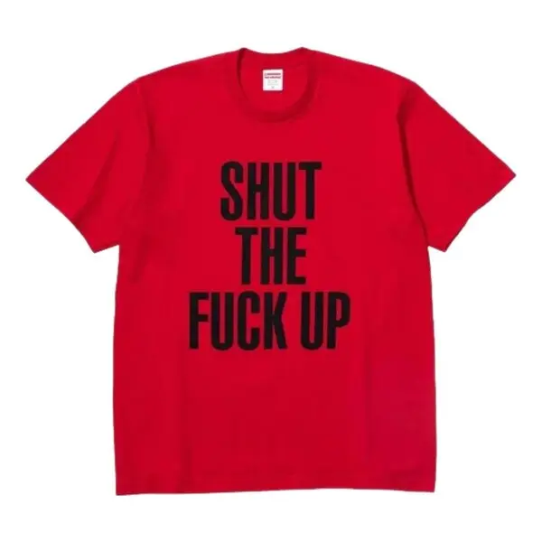 Supreme Fw25 X Number Ine Shut Up T-shirt - Red