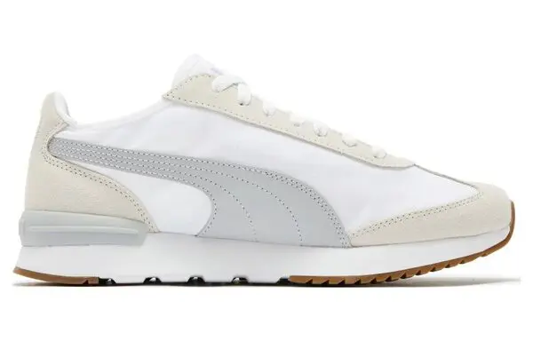 PUMA R78 Wind Nylon Low Top Sneakers - White/beige