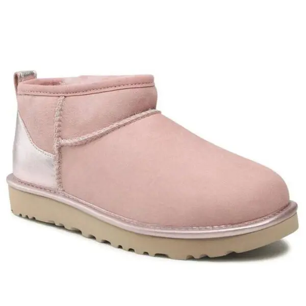 UGG Cassic Ultra Mini Shine Boots - Pink