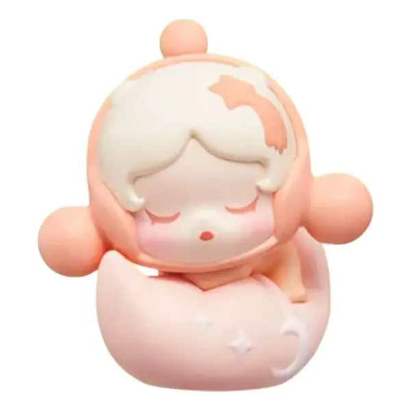 POP MART Pop Bean Goodnight, Night Sky Series Figure 'skullpanda Lie On Moonship - Multi-color