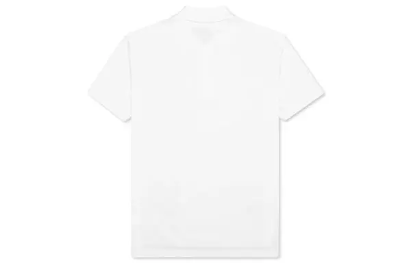 Play Comme Des Garcon Polo Black Emblem - White