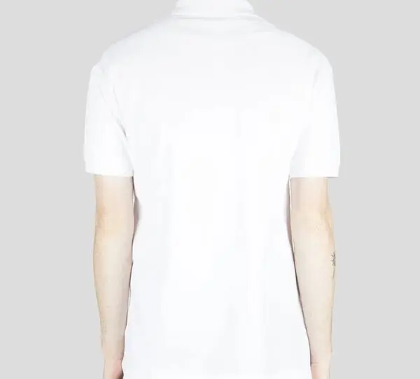 Play Comme Des Garcon Polo Black Emblem - White