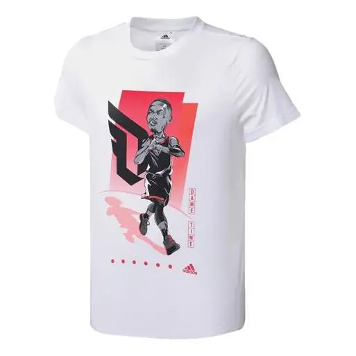 Adidas Dame Gu Teebasketballsportsshort-sleeve