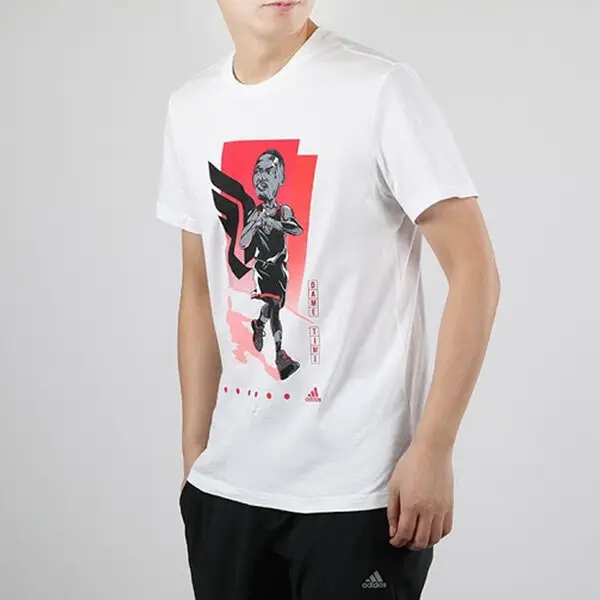Adidas Dame Gu Teebasketballsportsshort-sleeve
