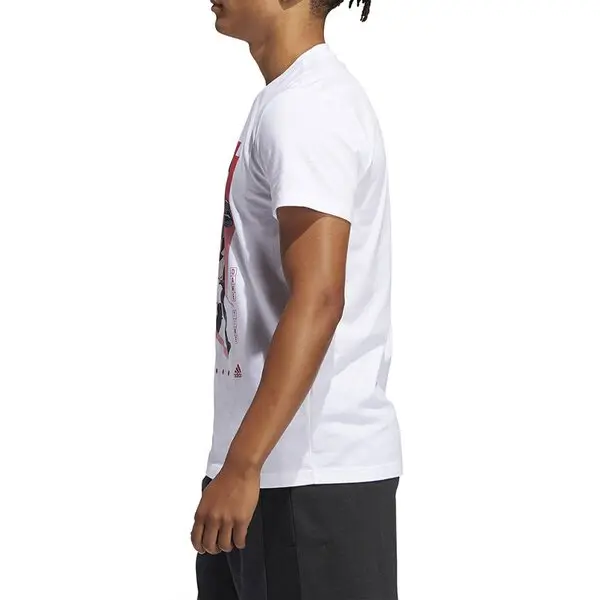 Adidas Dame Gu Teebasketballsportsshort-sleeve