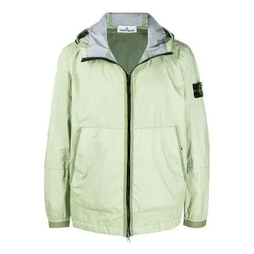 Stone Island Membrana Light Jacket - Light Green