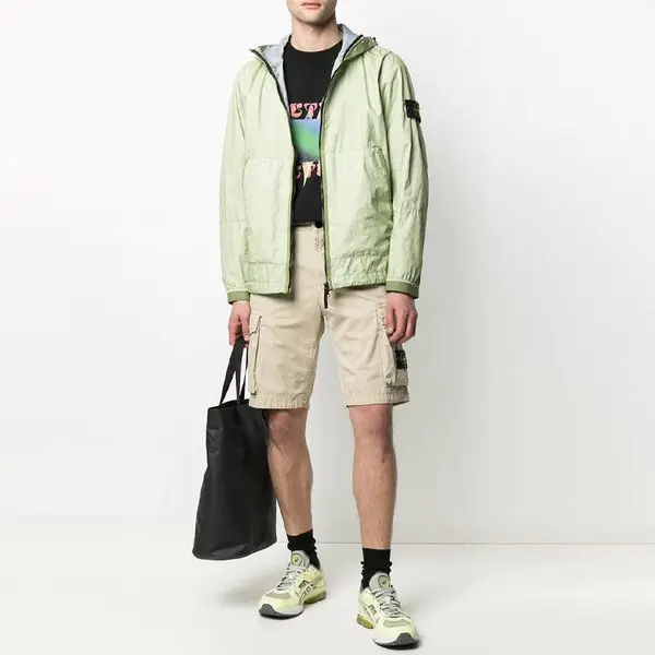Stone Island Membrana Light Jacket - Light Green