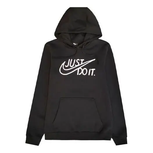 Nike Casual Sports Fleece Hoodie - Black