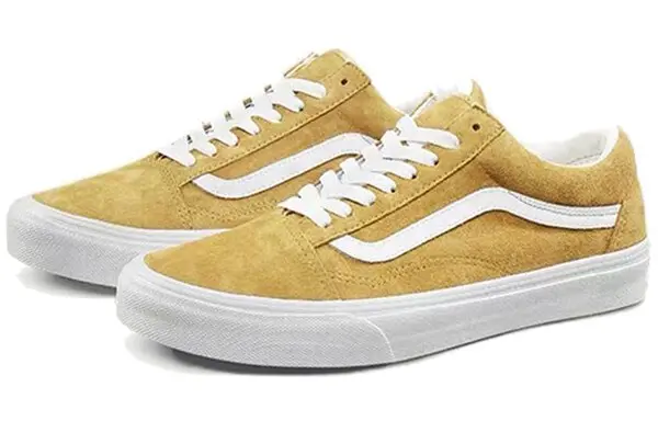 VANS Old Skool Pig Suede Sneakers - Yellow