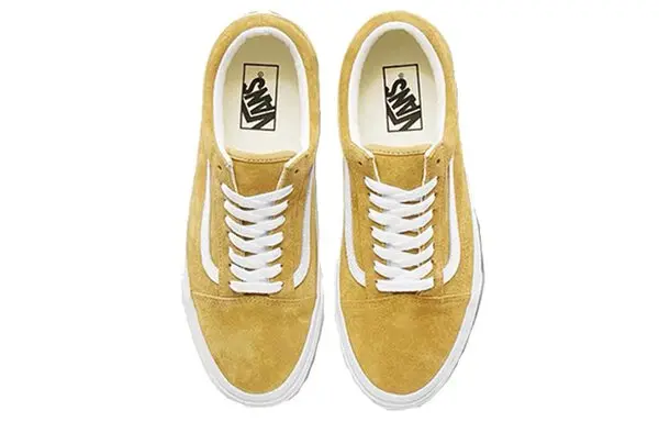 VANS Old Skool Pig Suede Sneakers - Yellow
