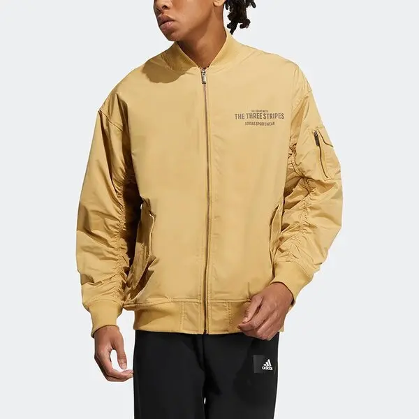 Adidas Bomber Jacket With Zipper Closure