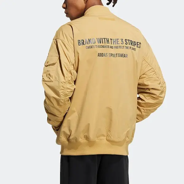 Adidas Bomber Jacket With Zipper Closure