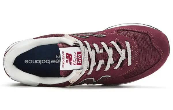 NEW BALANCE 574 Classic Sneakers - Dark Red/gray