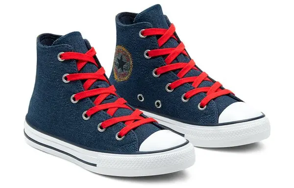 CONVERSE Chuck Taylor All Star High Top Sneakers - Blue/red