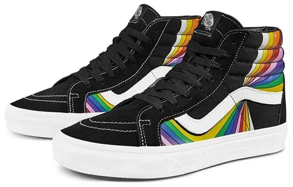 VANS Sk8-hi Reissue "refract White" High-top Sneakers - Black